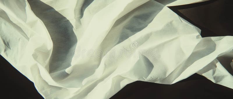 Wrinkled Paper Texture Overlay with Aged Effect on a Black Background ...