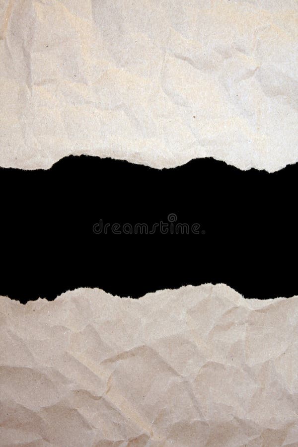 Wrinkled ripped paper stock photo. Image of element, abstract - 5283594