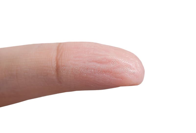 Wrinkled skin of finger stock image. Image of soak, soaking - 49714475