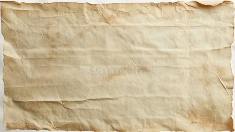 Wrinkled and Stained Paper Texture Stock Illustration - Illustration of ...