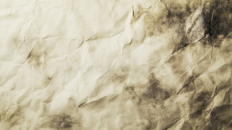 Wrinkled and Stained Vintage Paper Texture Background Design Stock ...