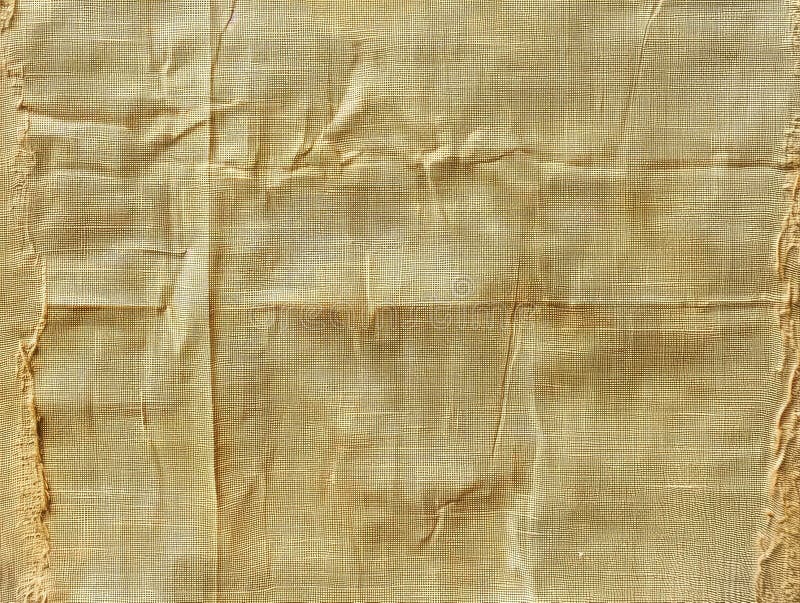 Wrinkled Tan Fabric with Visible Weave Stock Illustration ...