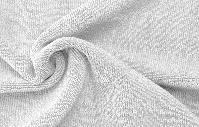 Wrinkled Blue Microfiber Cloth Texture Stock Image - Image of ...