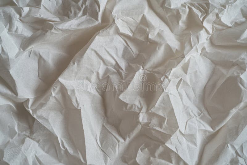 Wrinkled White Paper Background Texture for Creative Design Projects ...