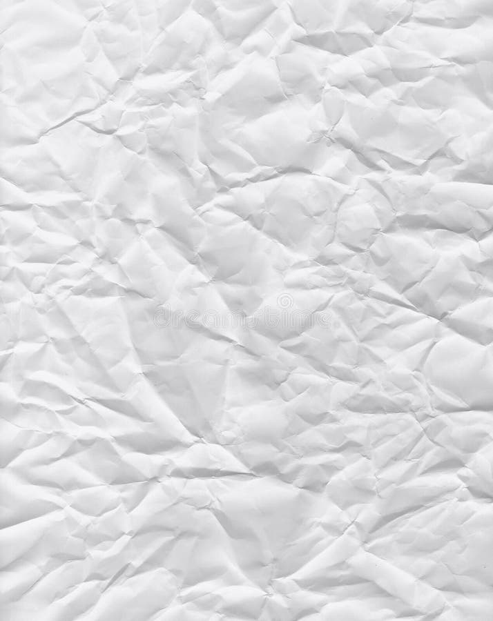 Wrinkled White Paper stock photo. Image of space, textured - 40613648