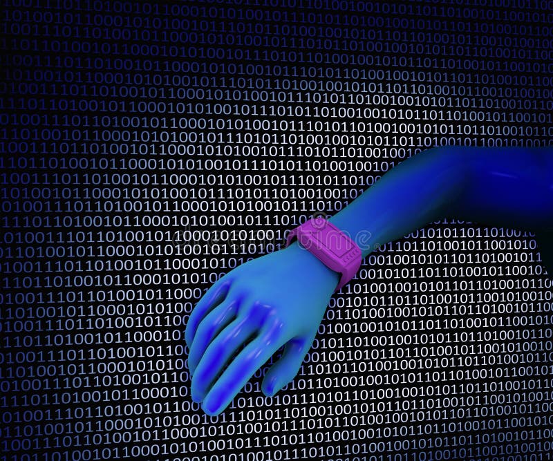 Wrist computer stock illustration. Illustration of prototype - 29692421