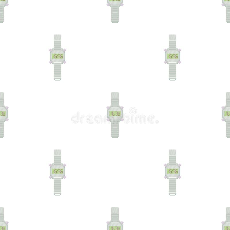 Wrist Digital Watch Pattern Seamless Vector Stock Vector - Illustration ...