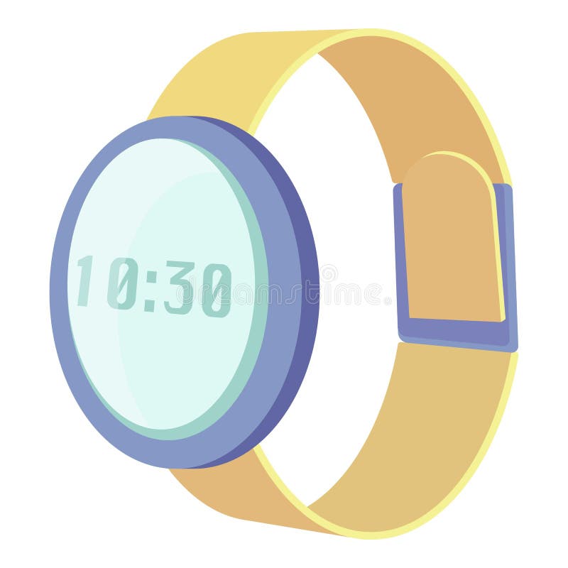Wrist Electronic Watch Icon, Cartoon Style Stock Vector - Illustration ...