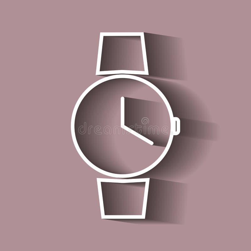 Wrist watch icon stock vector. Illustration of black - 94766412