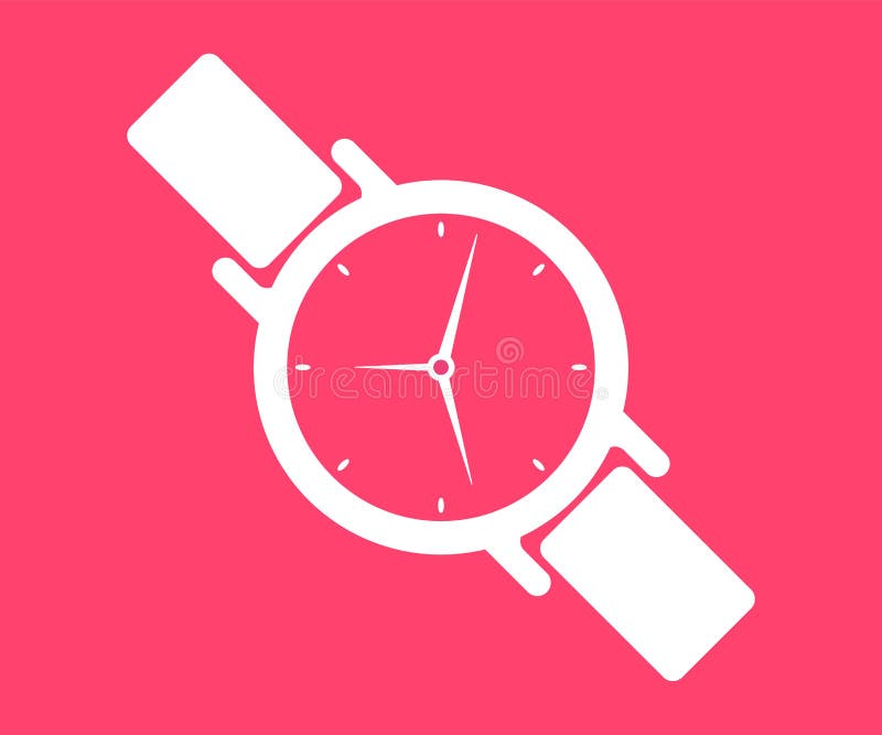 Wrist Watch Icon. Vector Illustration in Flat Style Stock Vector ...