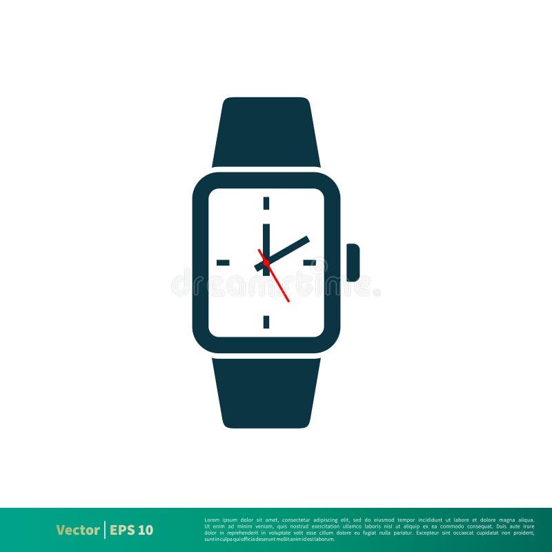 Wrist Watch Icon Vector Logo Template Illustration Design. Vector EPS ...