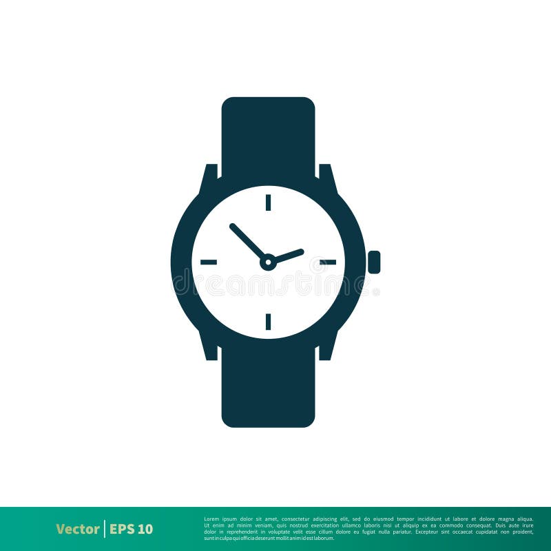 Wrist Watch Icon Vector Logo Template Illustration Design. Vector EPS ...