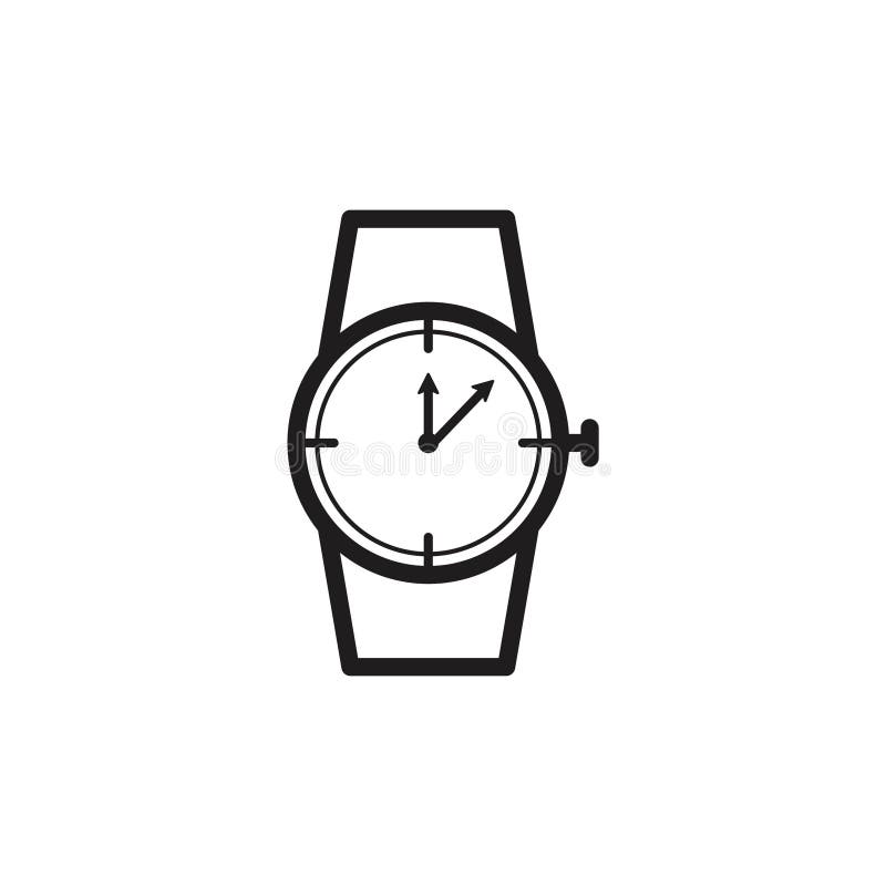 Wrist Watch. Vector Illustration Decorative Design Stock Vector ...