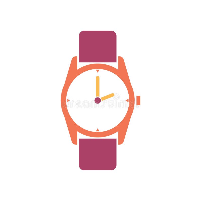 Wrist Watch. Vector Illustration Decorative Design Stock Vector ...