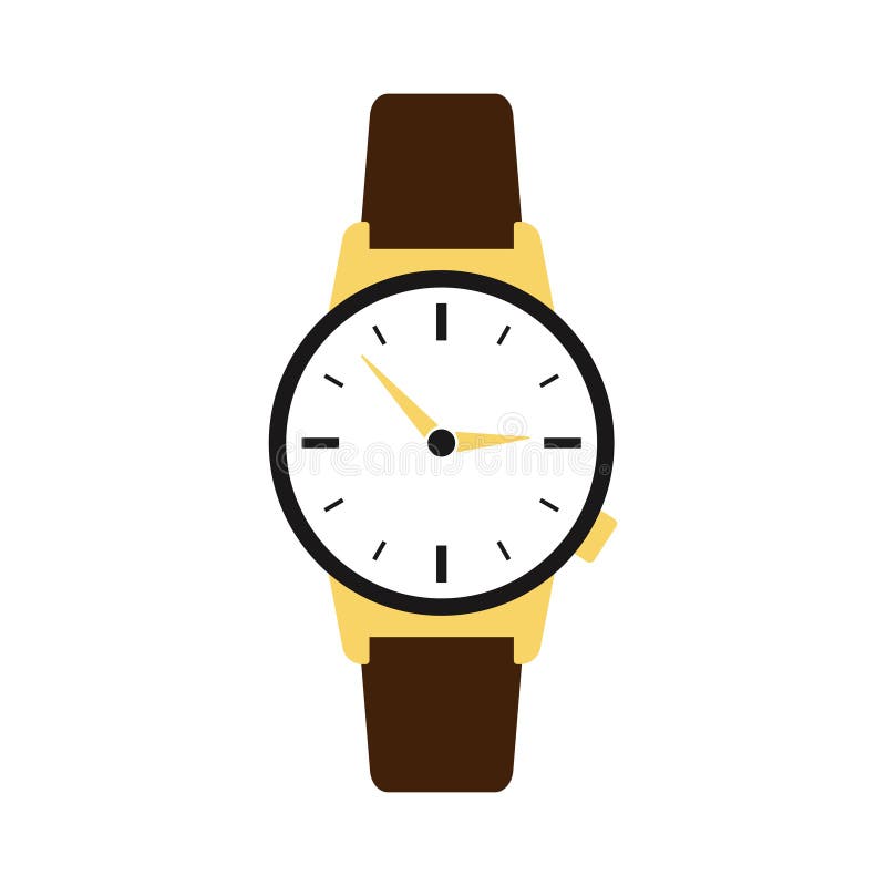 Wrist Watch. Vector Illustration Stock Illustration - Illustration of ...