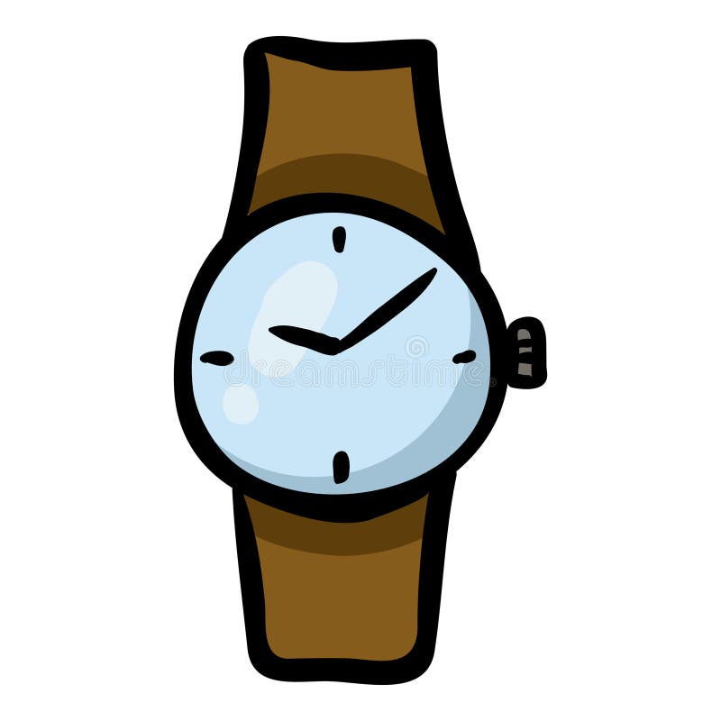Wrist Watches - Hand Drawn Doodle Icon Stock Vector - Illustration of vector, accessory: 316424513