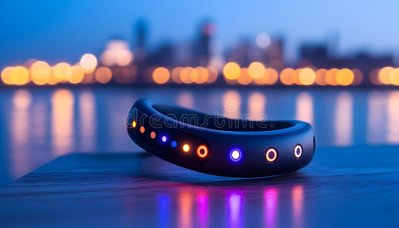 AI-Generated Smart Ring stock illustration. Illustration of data ...