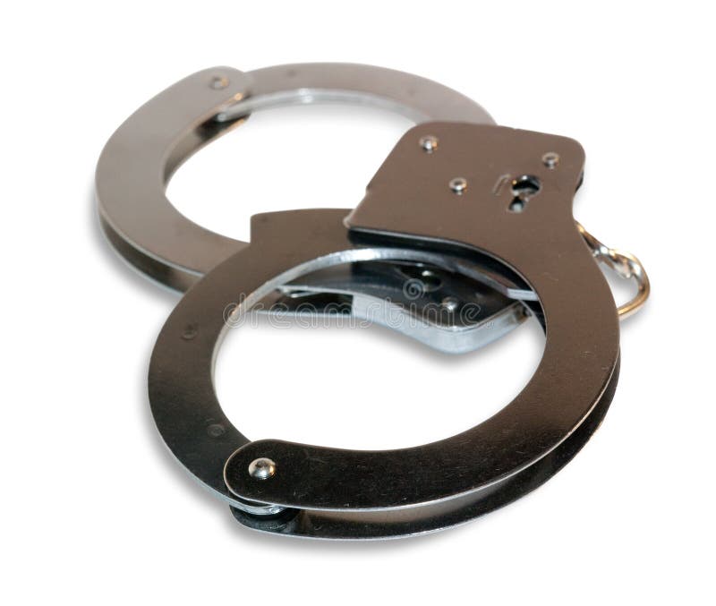 Sheriff Badge and Handcuffs Stock Photo - Image of equipment, crime ...