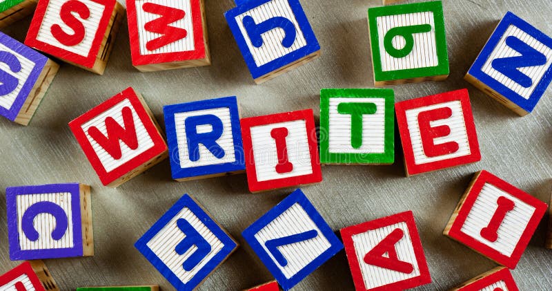 Writing stock image. Image of wood, colorful, author - 37660443