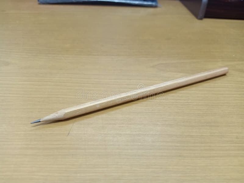 Write a Beautiful Handwriting with a Pencil Stock Image - Image of ...