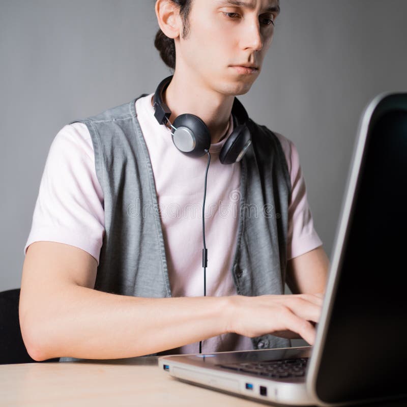 Programmer Languages Working Laptop Stock Photos - Free & Royalty-Free ...