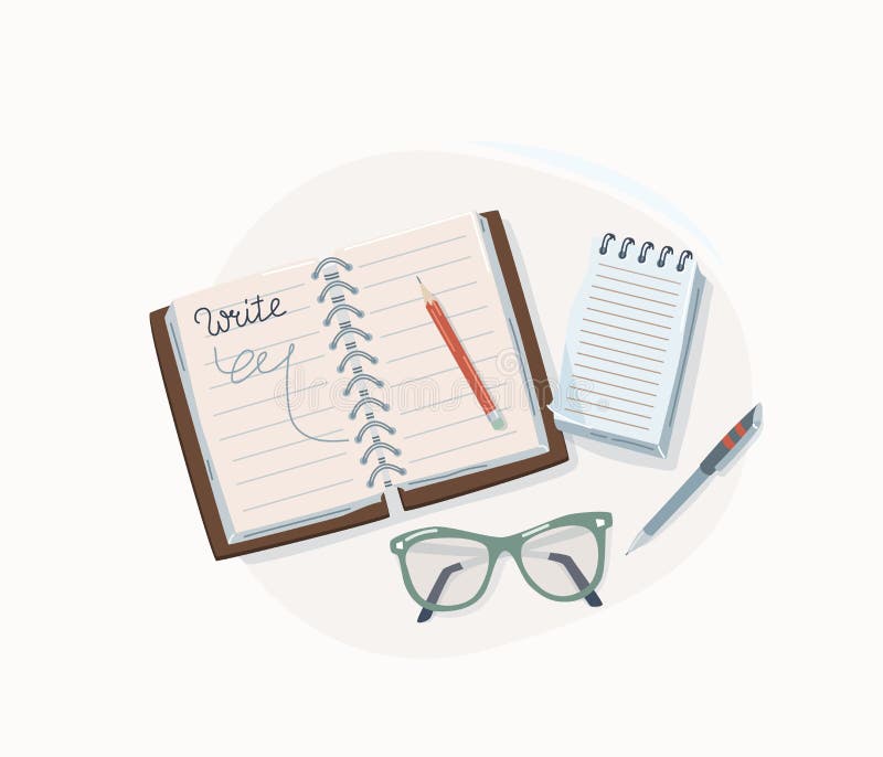 Writing Report Cartoon Stock Illustrations – 2,009 Writing Report ...