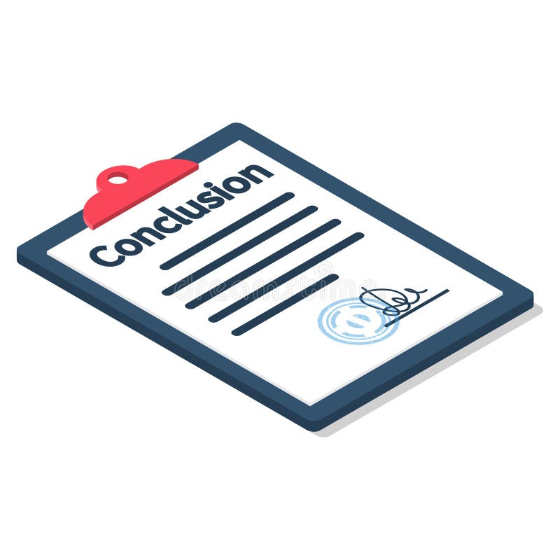 Conclusion Clipboard Stock Illustrations – 287 Conclusion Clipboard ...