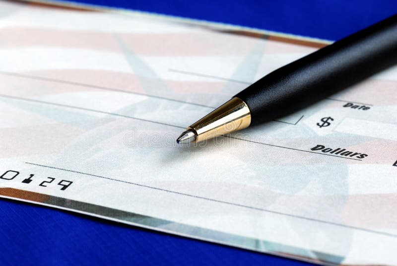 Write a Check of One Million Dollars Stock Photo - Image of money ...