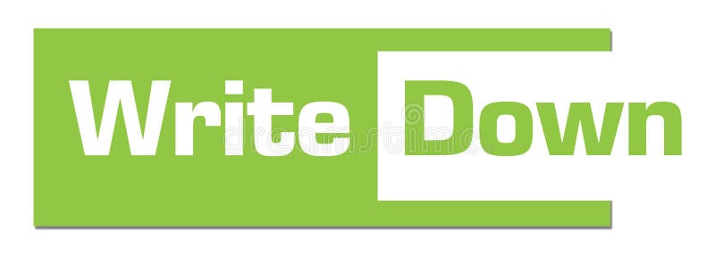 Write Down Goals Stock Illustrations – 116 Write Down Goals Stock ...