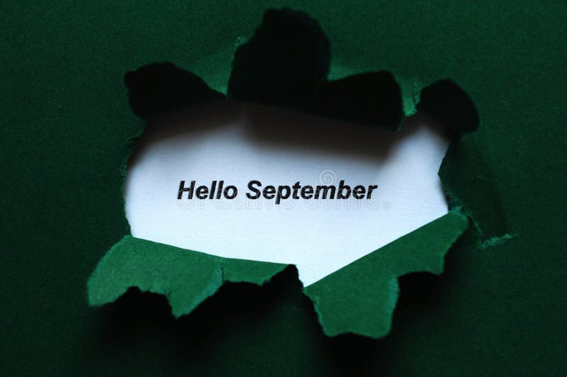 Hello september stock illustration. Illustration of brand - 363251991