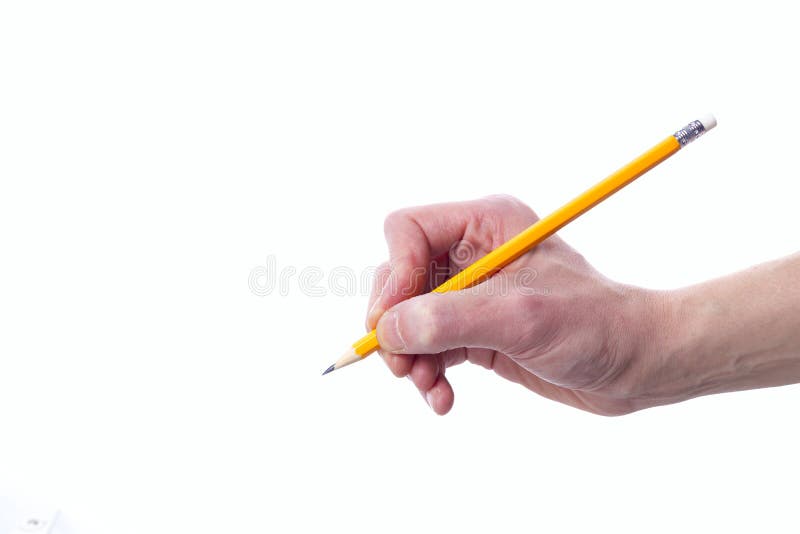 Write stock photo. Image of palm, index, finger, design - 39095208