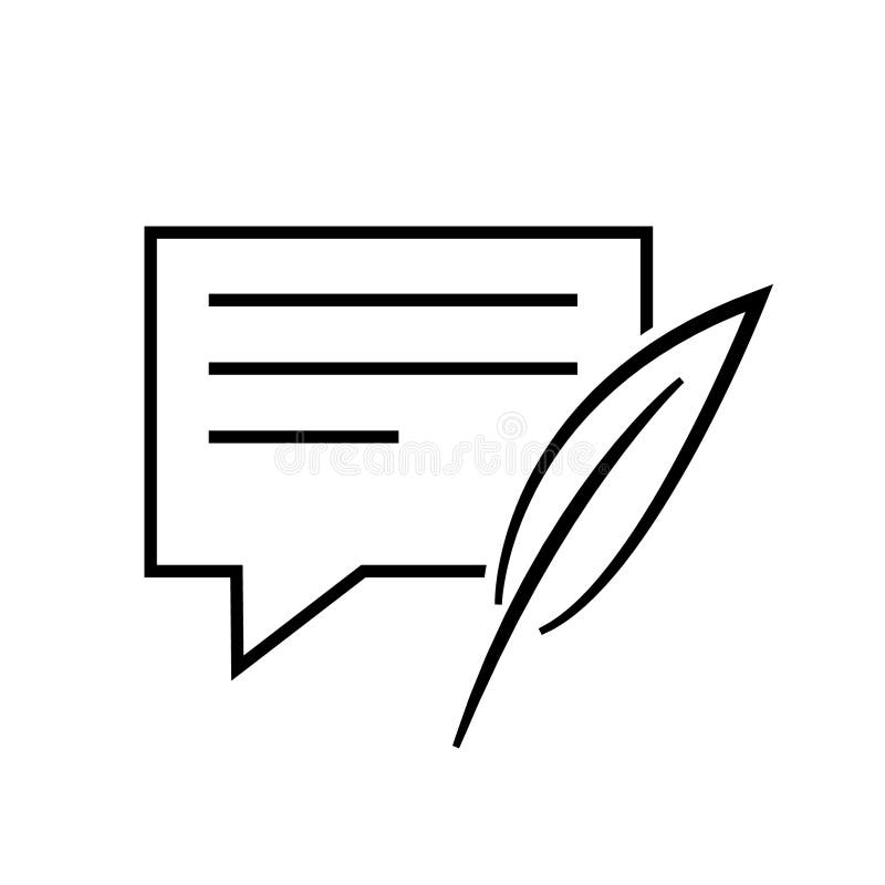 Write Icon Vector. Notes Illustration Sign. Writer Symbol. Notebook ...