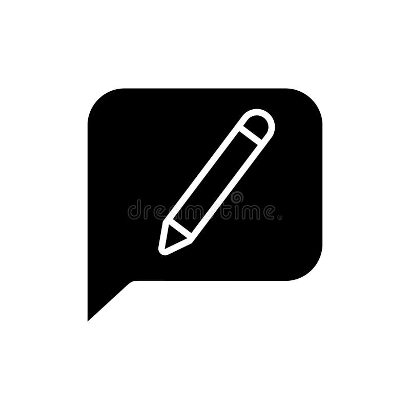 Write Icon Vector. Notes Illustration Sign. Writer Symbol. Notebook ...