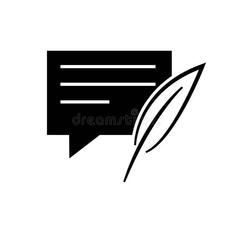 Write Icon Vector. Notes Illustration Sign. Writer Symbol. Notebook ...