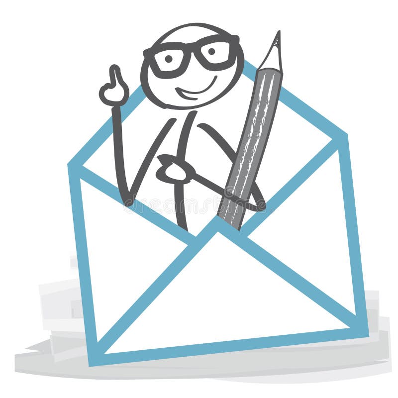 Stick Figure Mail Stock Illustrations – 149 Stick Figure Mail Stock ...