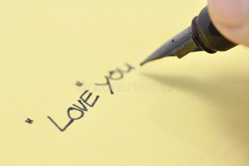 Write Love stock photo. Image of sweet, celebration, romantic - 15893948