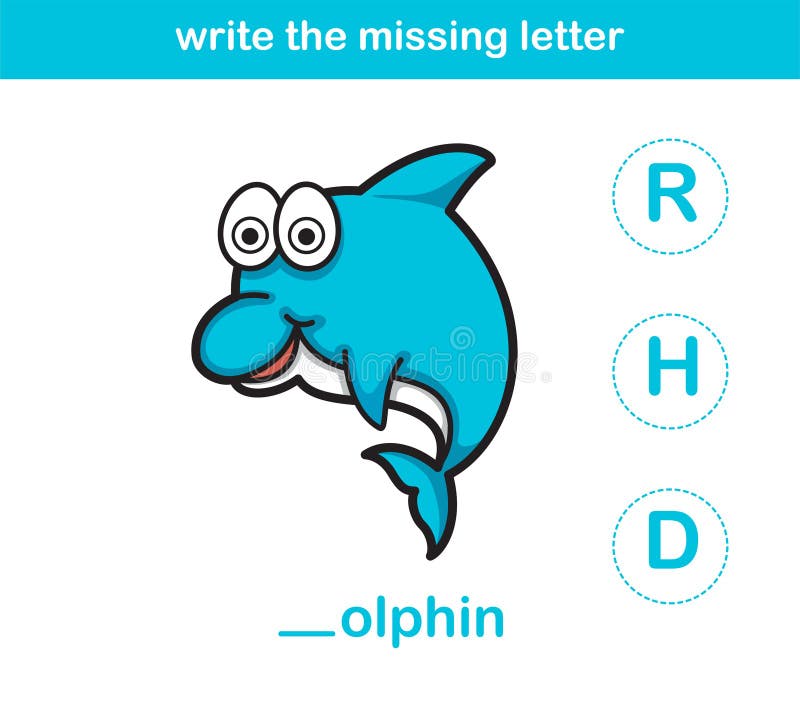 Dolphin Flashcard Stock Illustrations – 64 Dolphin Flashcard Stock ...