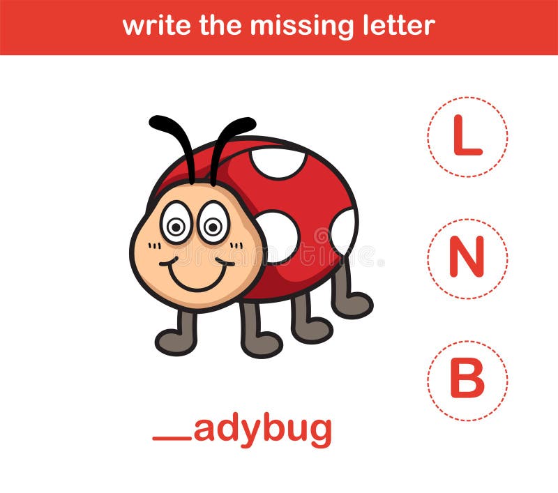 Ladybug Flashcard Stock Illustrations – 92 Ladybug Flashcard Stock ...