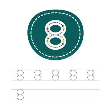 Numbers Writting Vector Stock Illustrations – 57 Numbers Writting ...
