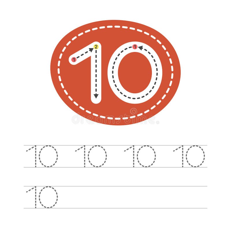 Number Spelling To 10 Stock Illustrations – 31 Number Spelling To 10 ...