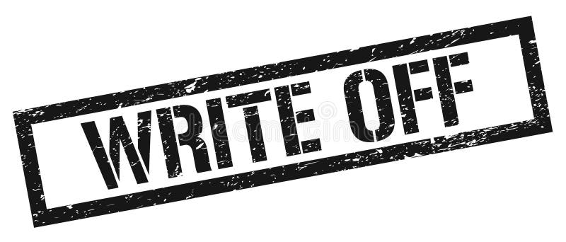 WRITE OFF Black Grungy Rectangle Stamp Stock Illustration ...