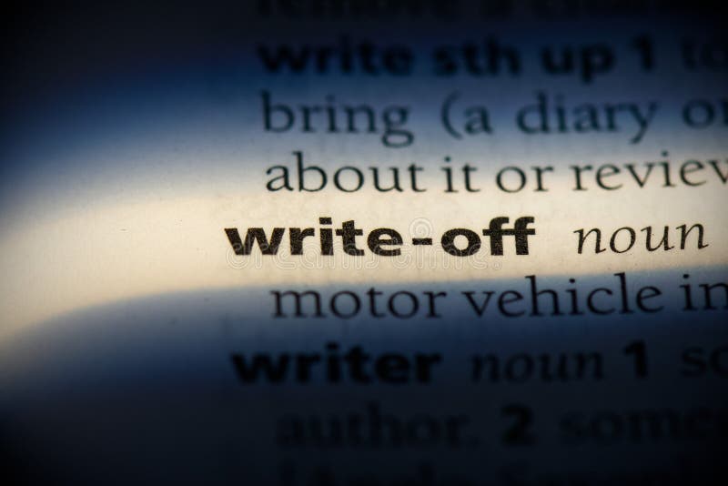 Write-off stock image. Image of linguistic, highlighted - 161578911