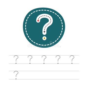 Dotted Line Question Mark Stock Illustrations – 222 Dotted Line ...