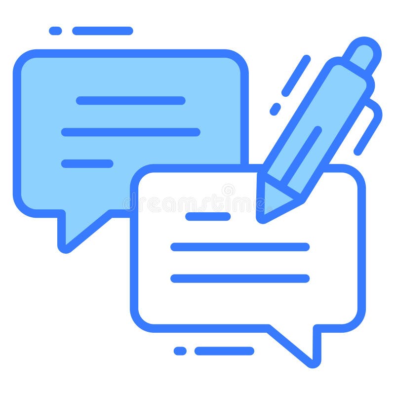 Write Feedback, Survey and Feedback, Modern Vector Illustration Stock ...