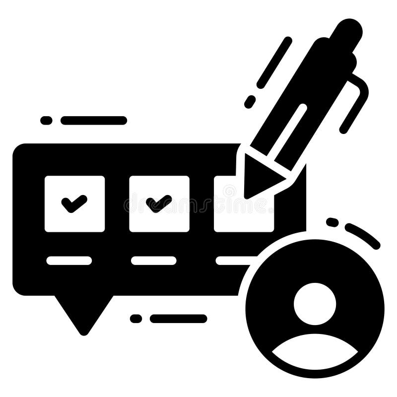 Write Feedback, Survey and Feedback, Modern Vector Illustration Stock ...