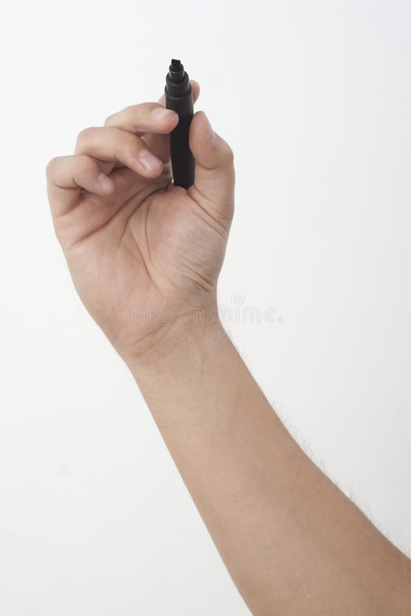 Write right here!!! stock image. Image of people, isolated - 34178199