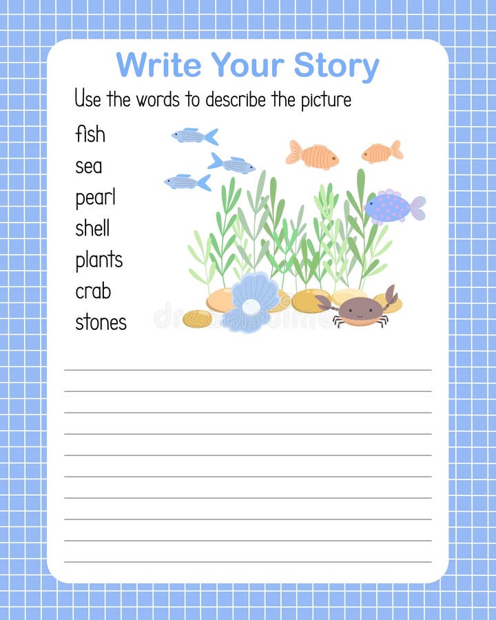 Write a Story the English Language Grammar Elementary Level for Kids ...