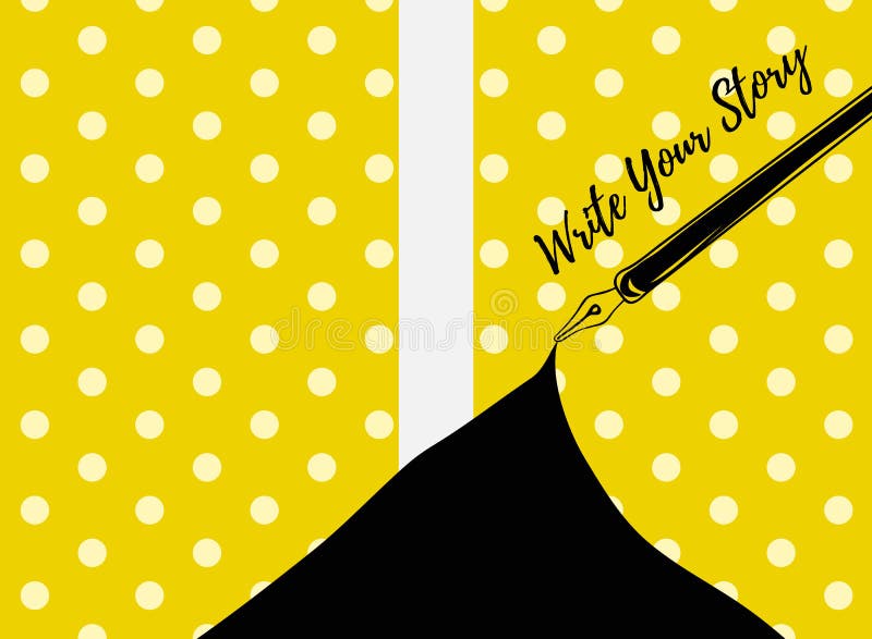 Write Your Story Cover for 12.27x9-all Cover-6x9-cover Page Stock ...