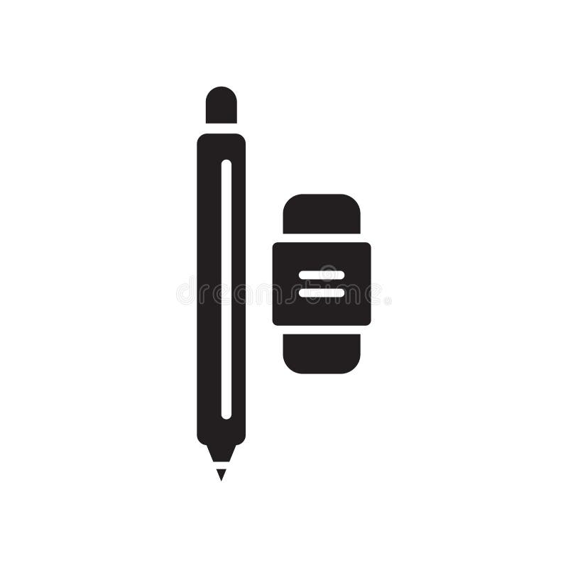 Writing Icon Vector Sign and Symbol Isolated on White Background ...