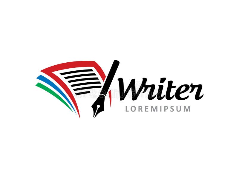 Writer Logo Symbol or Icon Template Stock Illustration - Illustration ...